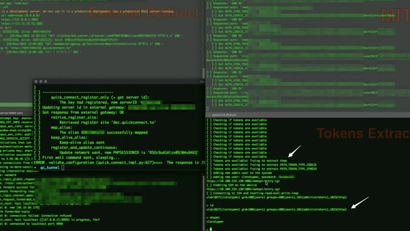 A Pain in the NAS: Exploiting Cloud Connectivity to PWN your NAS: Synology DS920+ Edition | Claroty